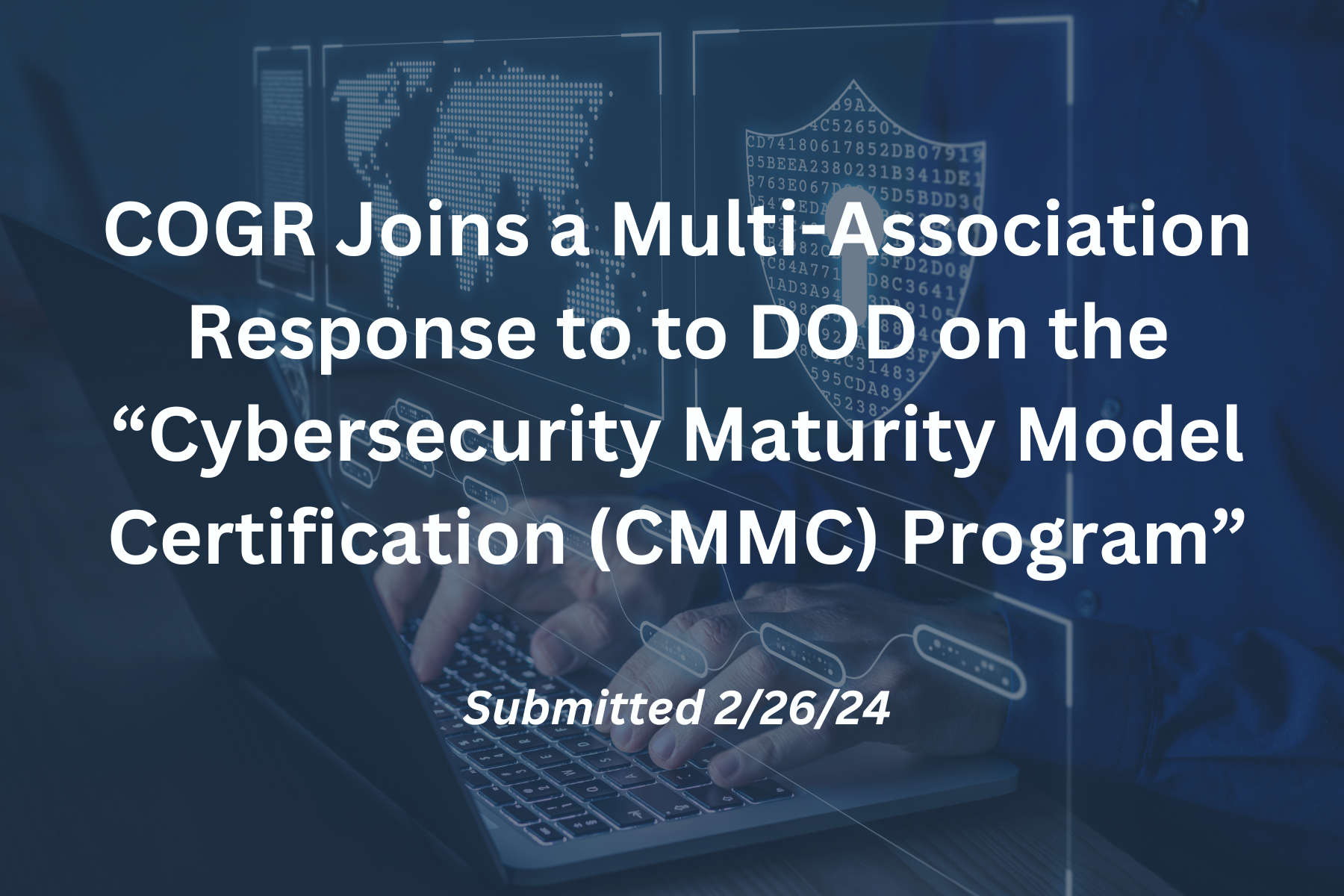 COGR Joins a Multi-Association Response to the Request for Comments to ...